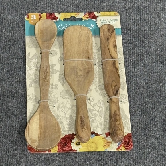 Pioneer Woman Wood Utensils